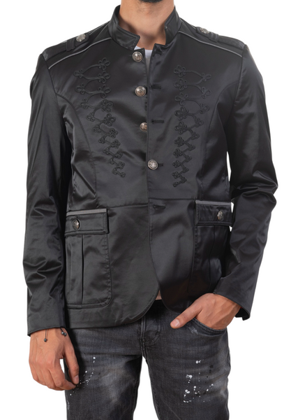 Black Braided Jackson Deluxe Jacket – MONDO Menswear