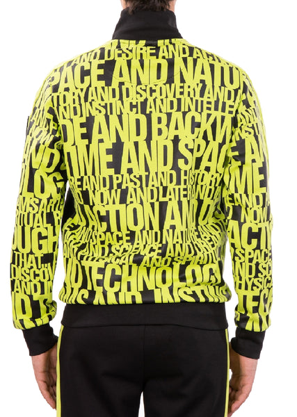 Neon Green "Words" 2-pcs Tracksuit – MONDO Menswear